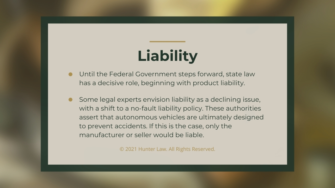 What Are the Legal Issues Connected to Autonomous Vehicles?